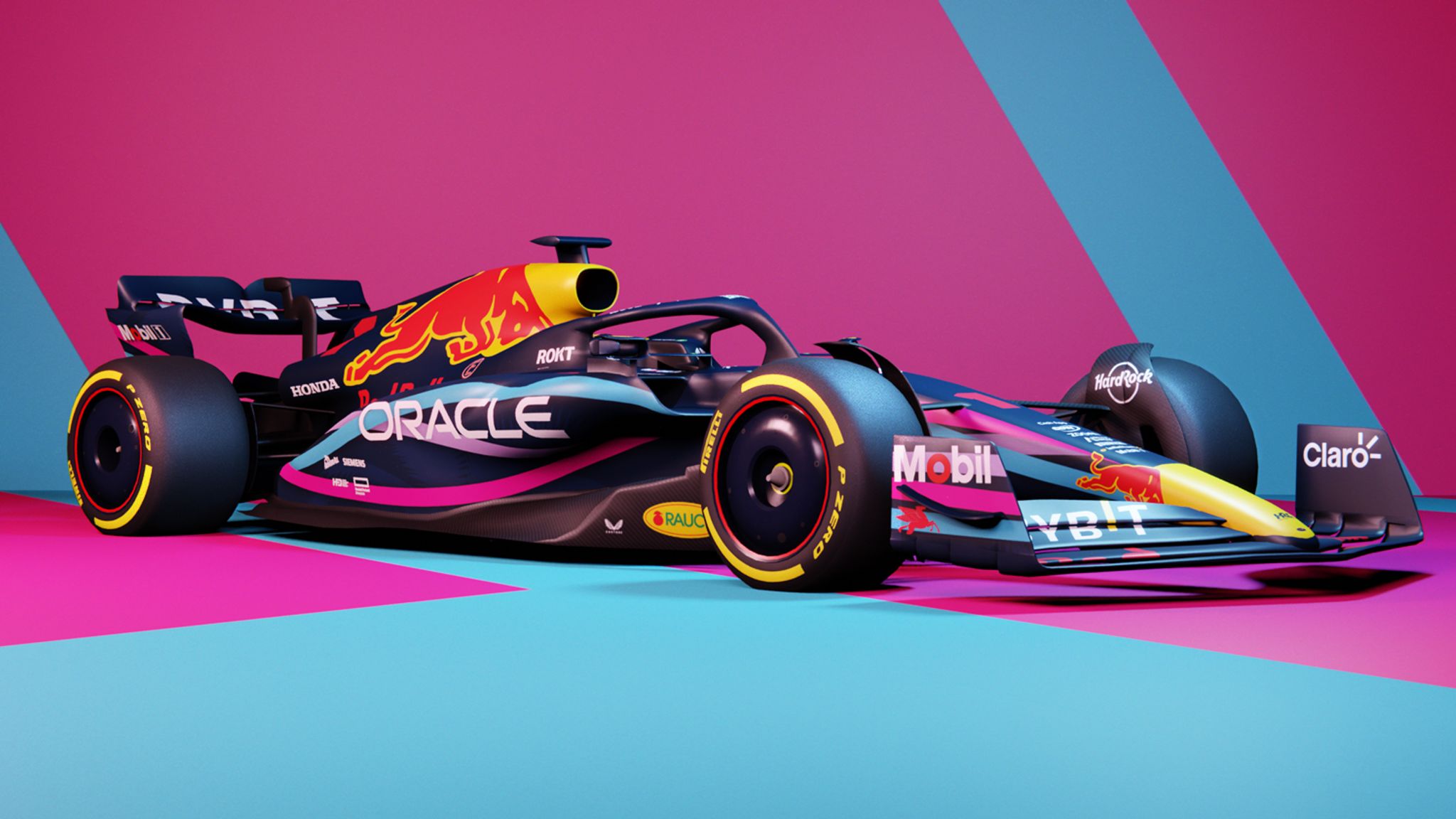 Miami Grand Prix: Red Bull unveil special RB19 livery designed by fan ...
