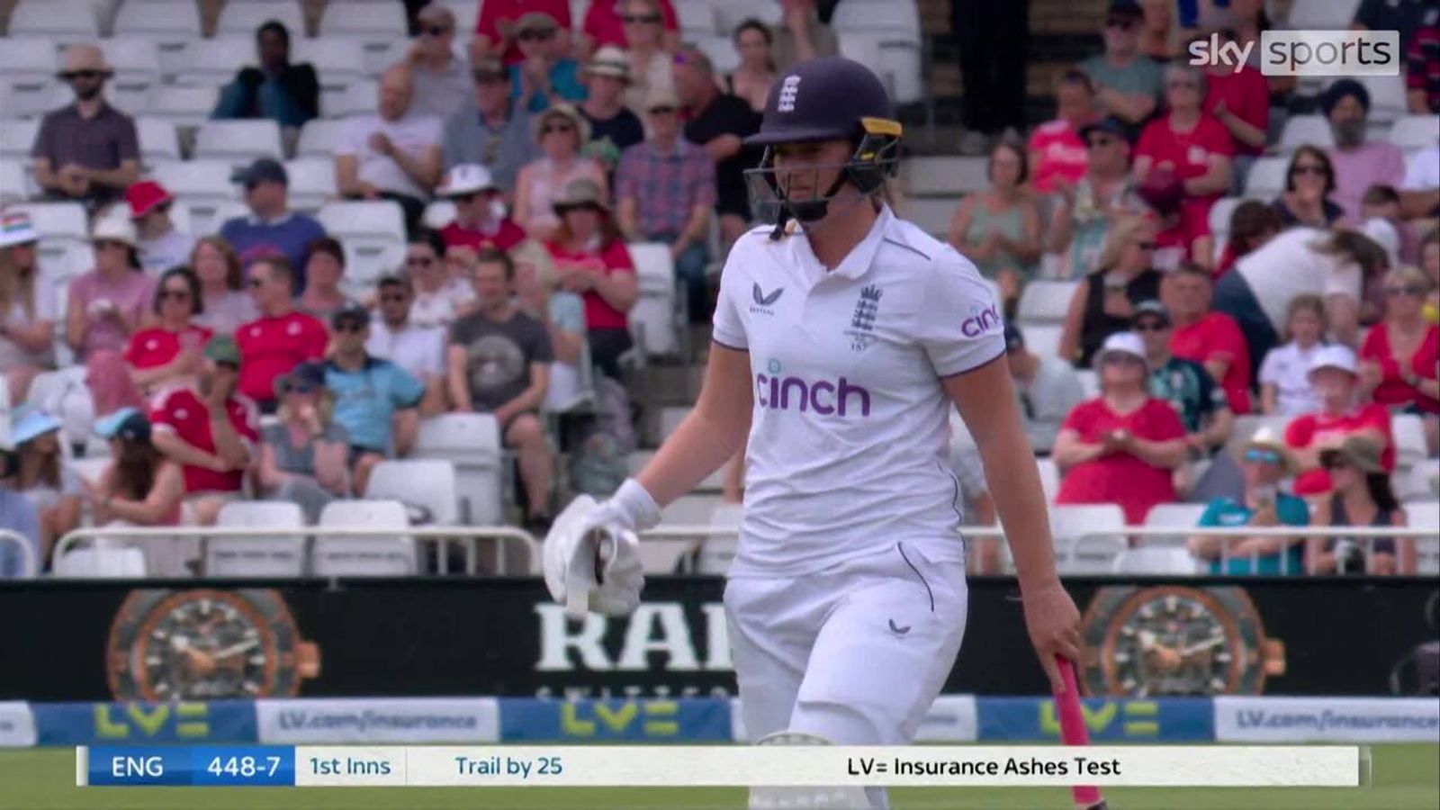 Sophie Ecclestone reviews but LBW decision stands | Cricket News | Sky ...