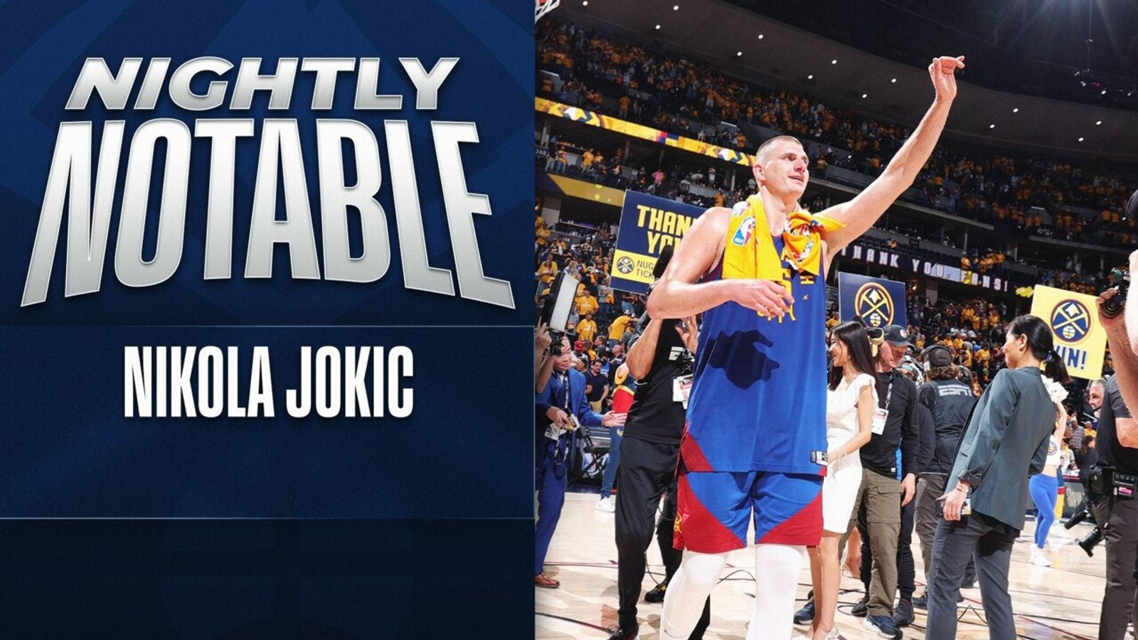 Nightly Notable: Nikola Jokic's dominant triple-double in Game 1 of NBA ...