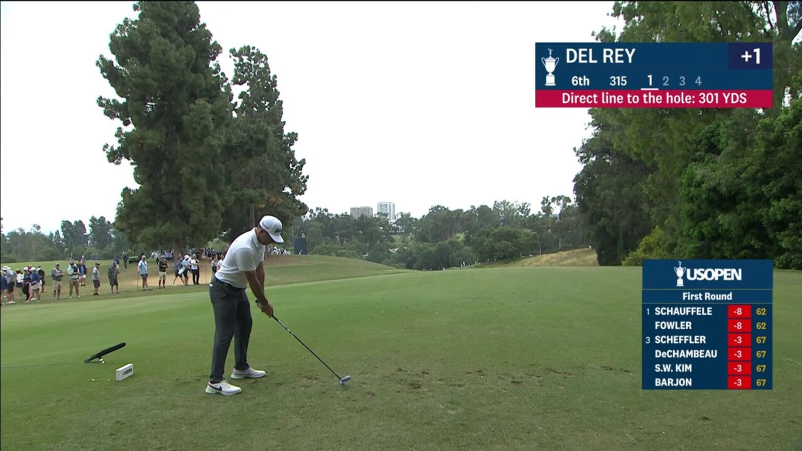 Alejandro Del Rey almost makes hole-in-one on a par-four! | Golf News ...