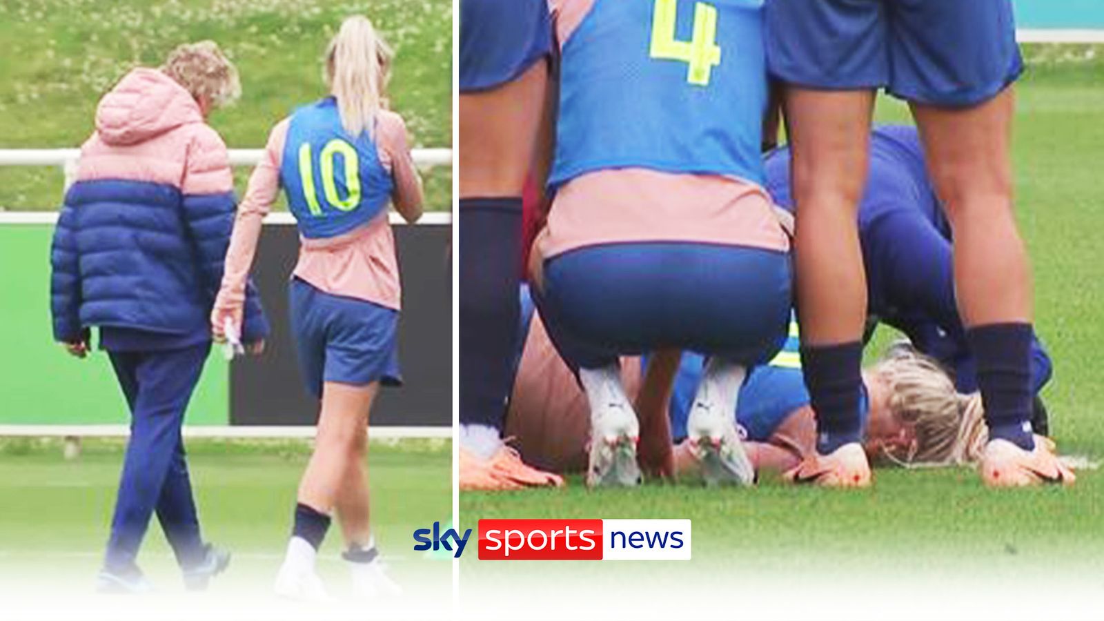 Alex Greenwood injury scare in England training | 'A real injury scare' | Football News | Sky Sports