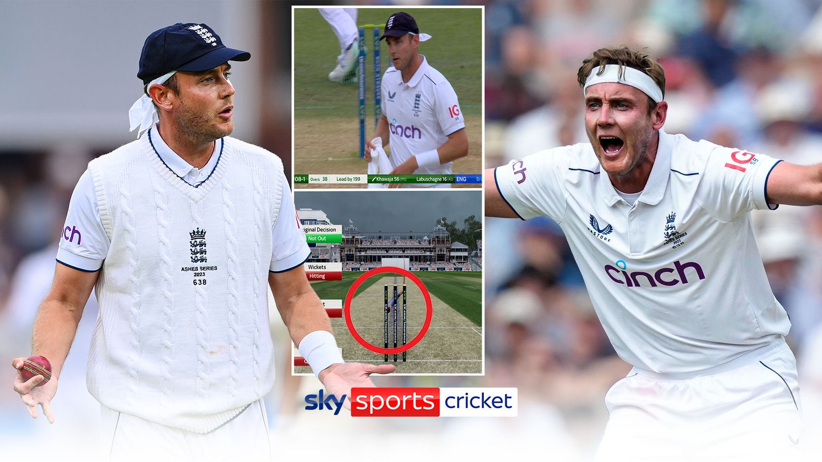 Stuart Broad' rages as Ben Stokes choses not to review Marnus ...