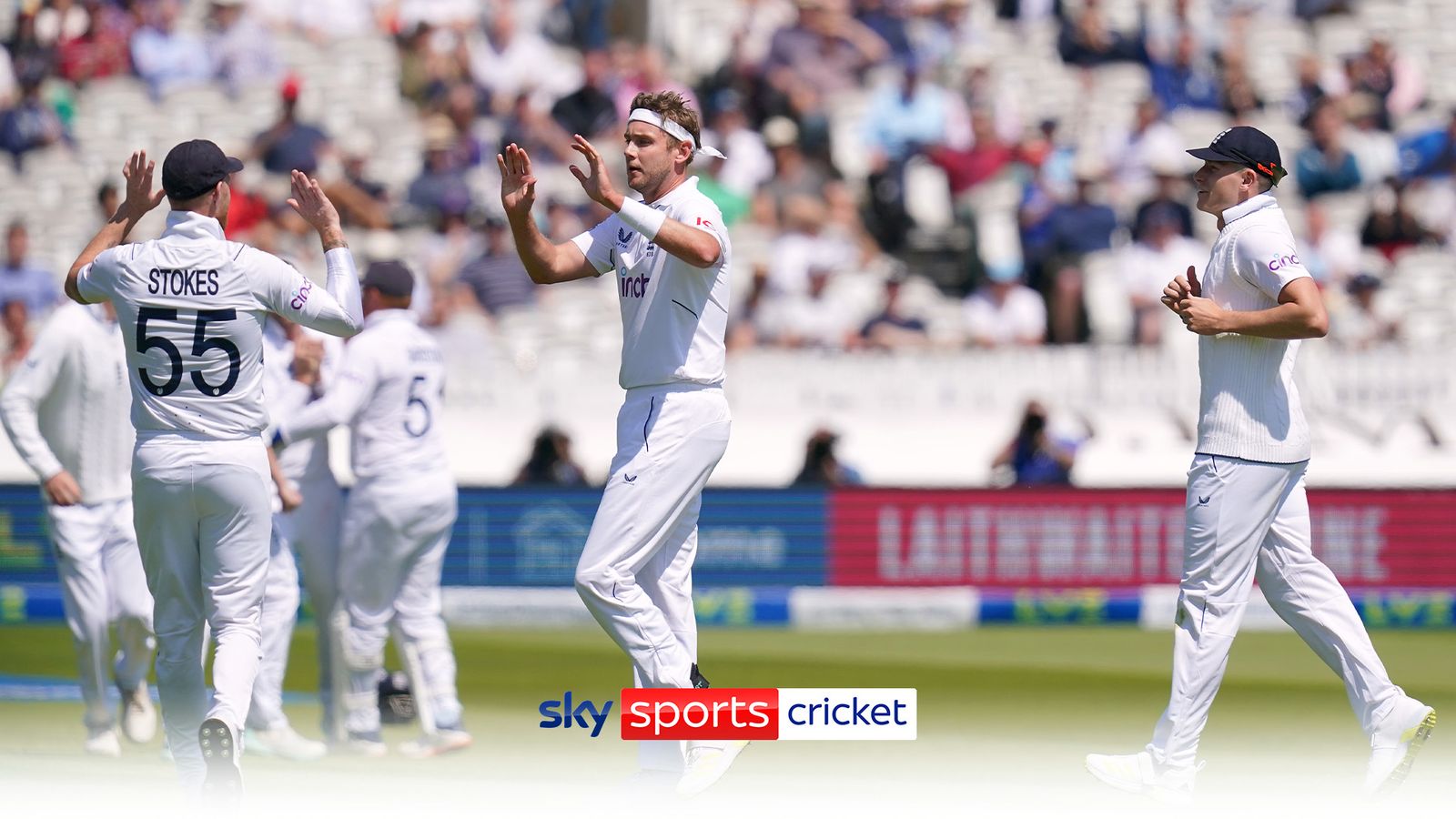 Stuart Broad gets his fourth wicket as James McCollum falls | Cricket ...