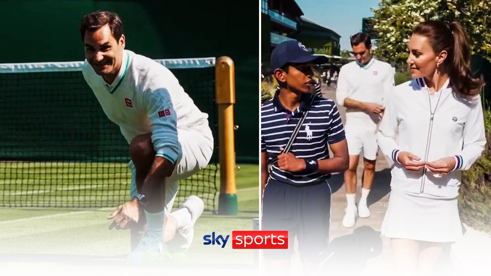 The Princess of Wales and Roger Federer shine a spotlight on Wimbledon's ball boys and girls ...