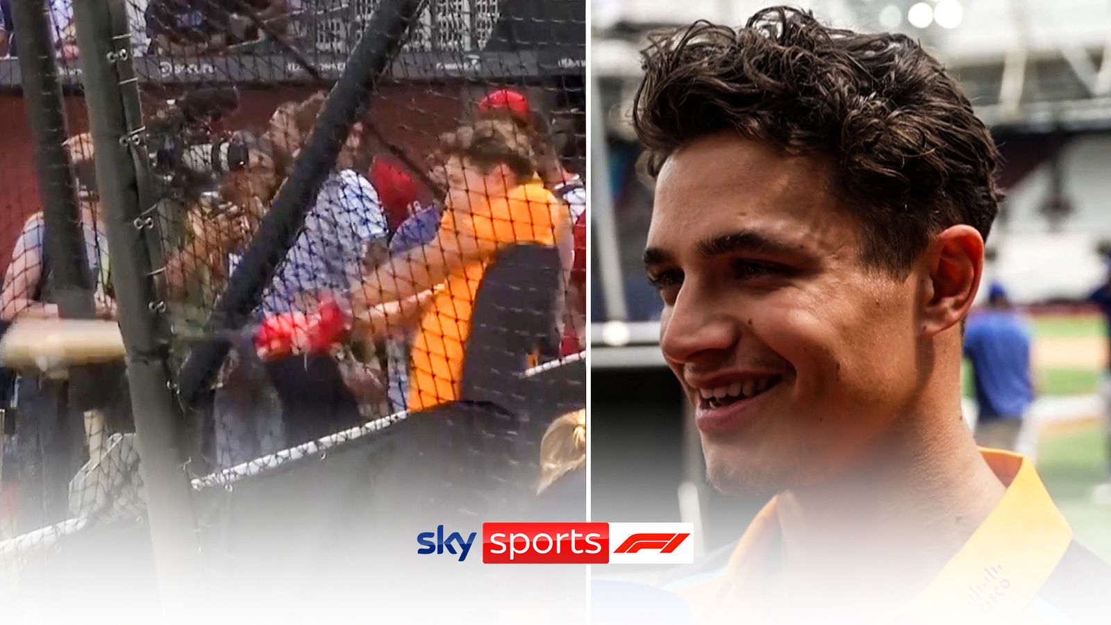 'It's like swinging a golf club, but sideways?' | Lando Norris swaps F1 ...