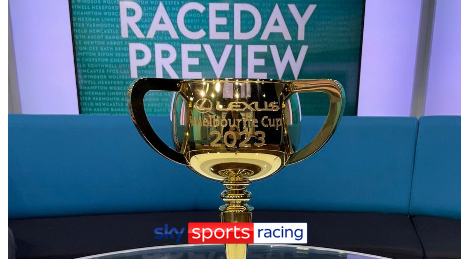 Melbourne Cup: Legendary trophy visits Sky Sports Racing! | Racing News ...