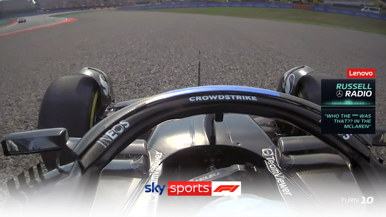 George Russell fumes over team radio | 'Who was that?' | F1 News | Sky ...