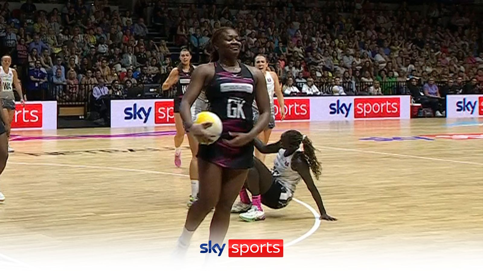 'We're at netball - not boxing!' | Crowd boo after clash on court ...