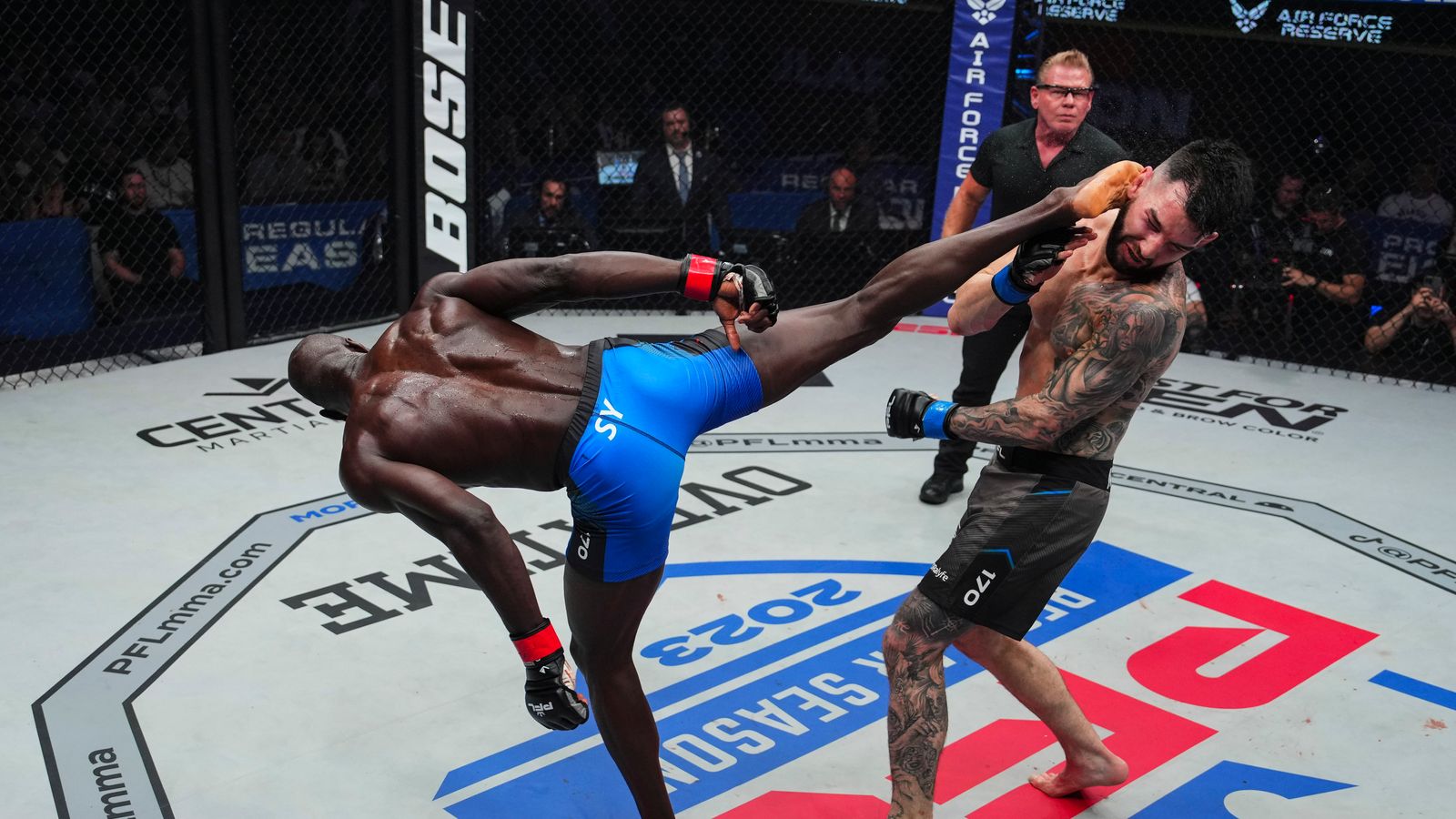 Is this MMA KO of the year? | Sadibou Sy's incredible walk-off knockout ...
