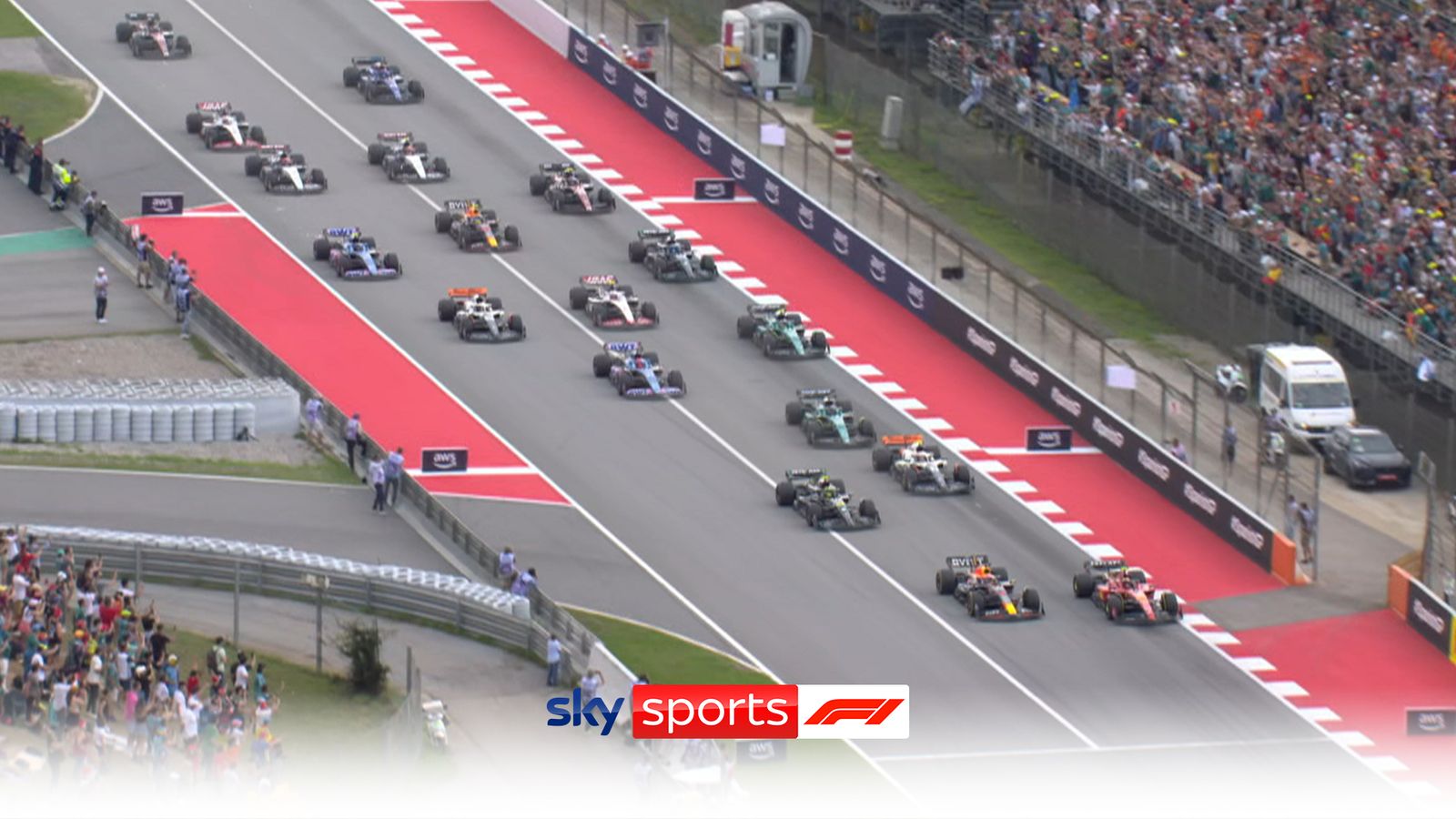 Spain GP opening lap | Norris and Hamilton collide as Max Verstappen ...