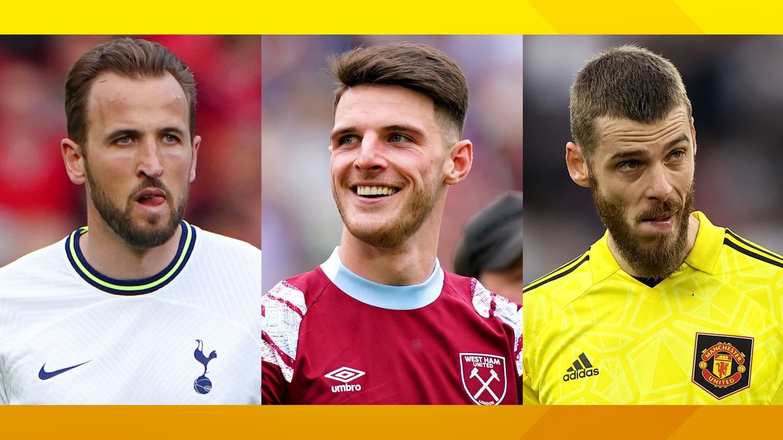 Transfer Centre LIVE! Harry Kane, Declan Rice, David De Gea latest ...