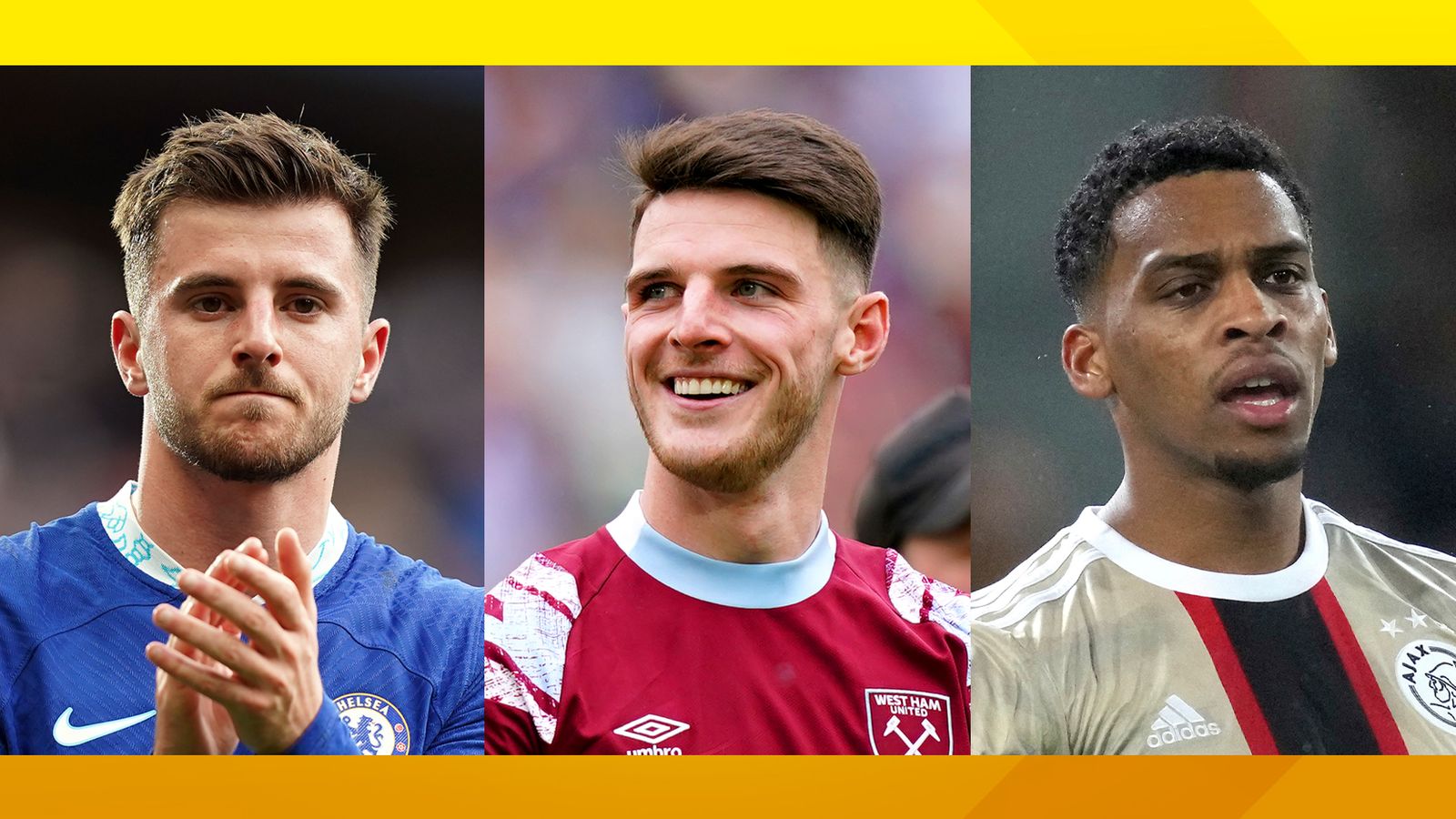 Transfer Centre LIVE! The latest updates on Declan Rice, Mason Mount ...