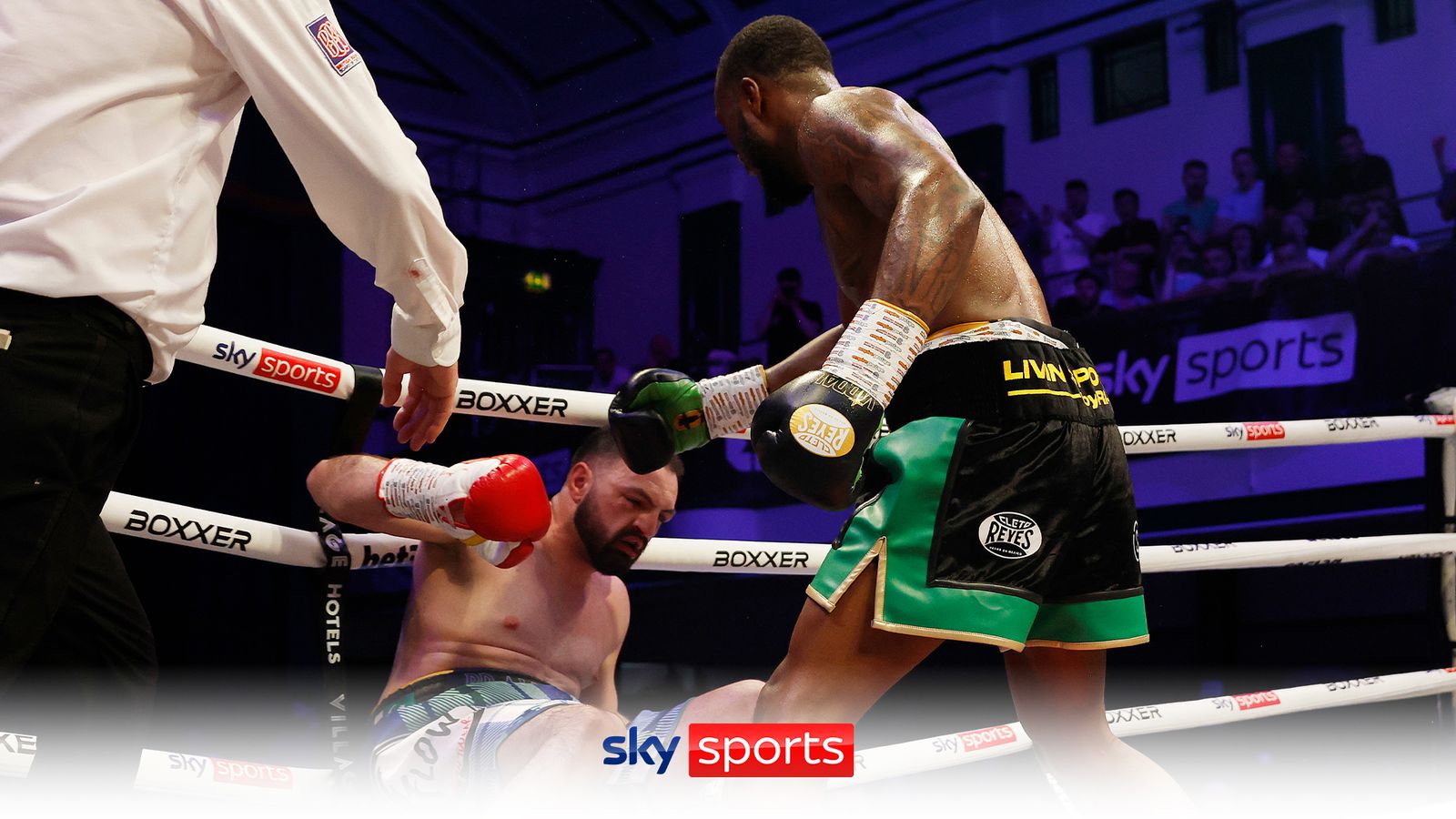 Viddal Riley blows away Anees Taj in style with a big KO finish ...