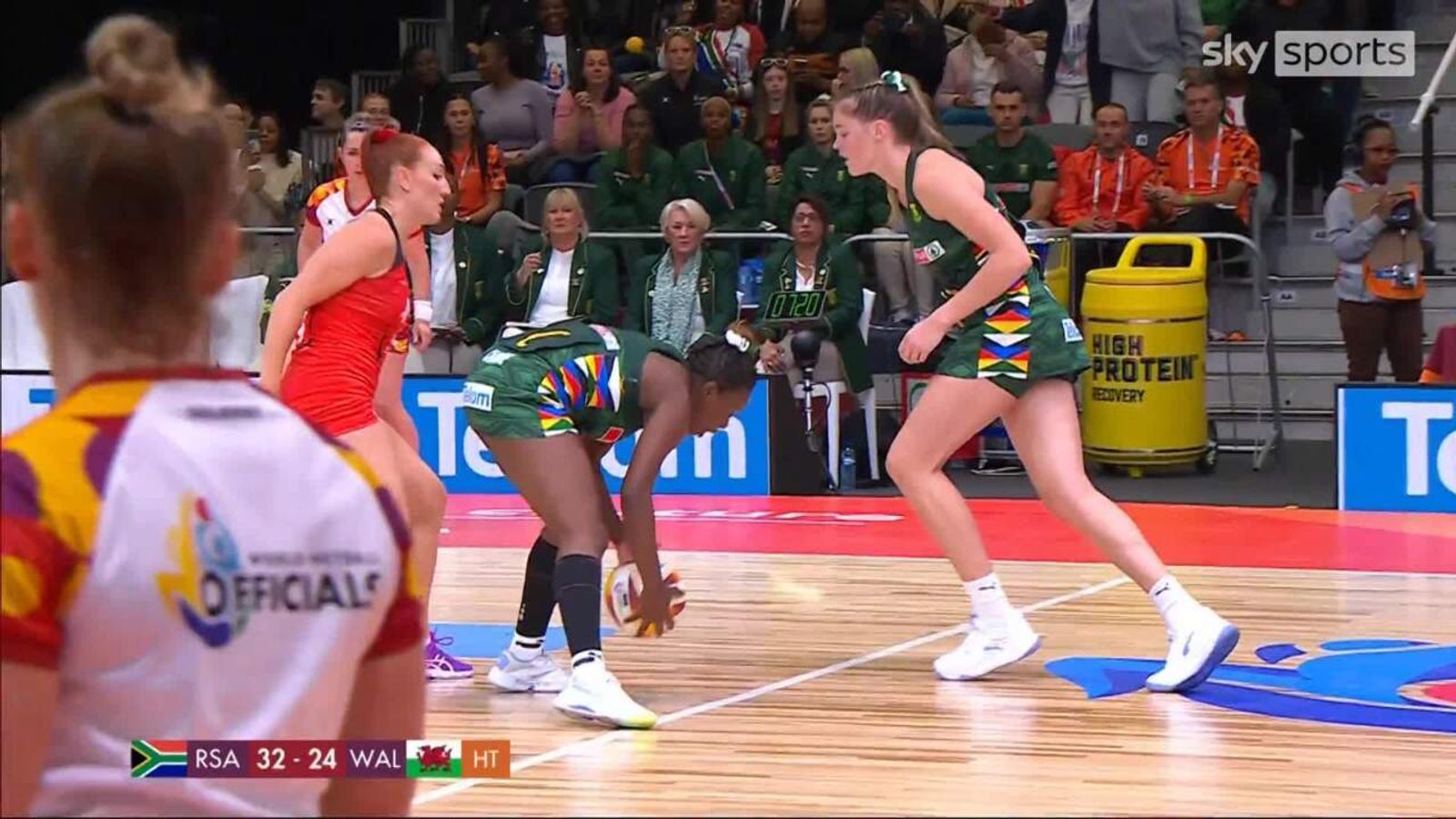 Best of South Africa's defence in first half | Netball News | Sky Sports