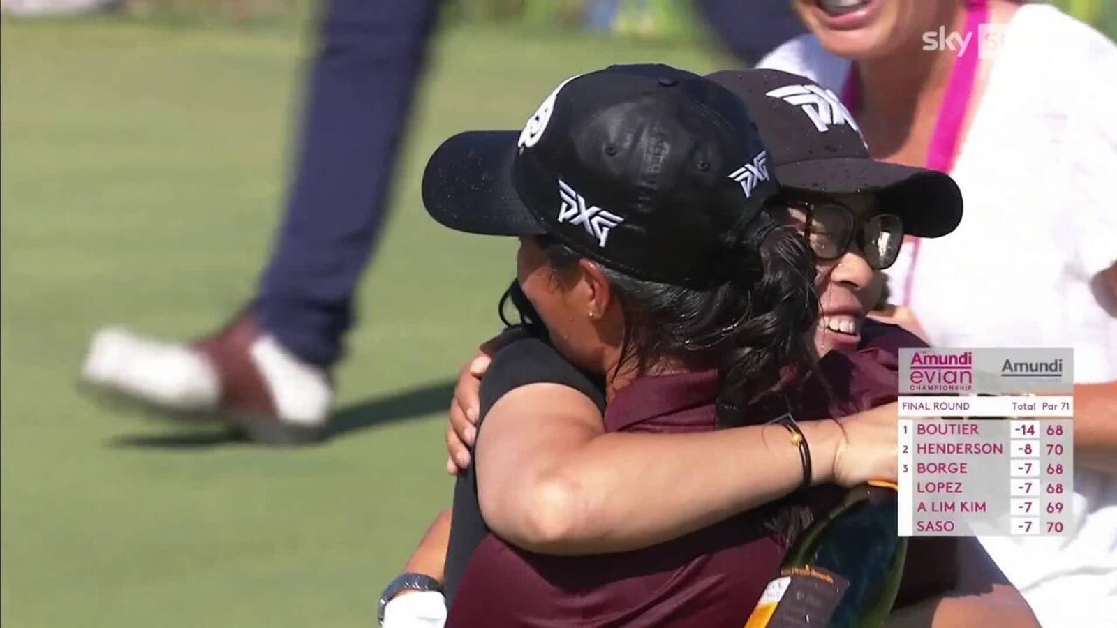 Celine Boutier wins first major at Evian Championship | Golf News | Sky ...