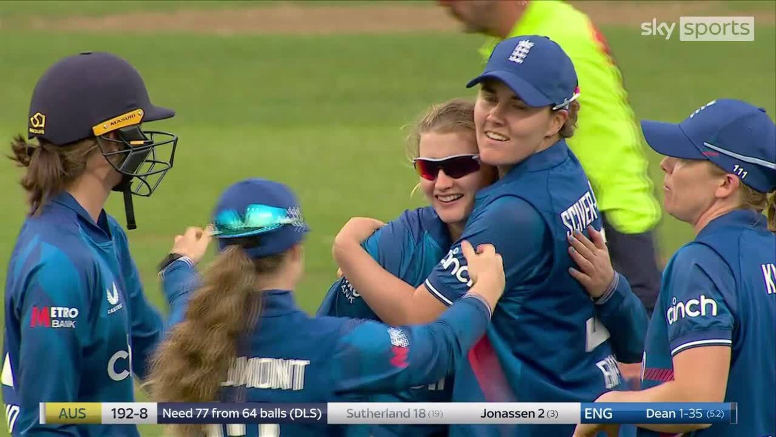 Georgia Wareham and Annabel Sutherland fall in quick succession ...