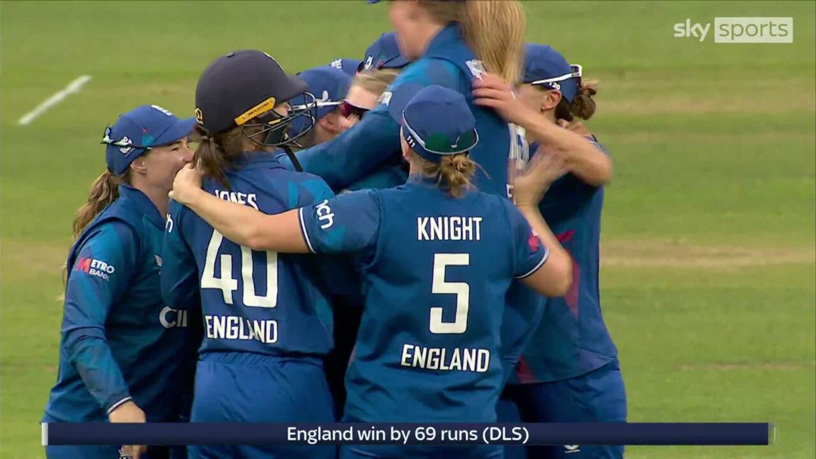 Women's Ashes: England clinch ODI series win with 69-run victory (DLS) over Australia at Taunton ...