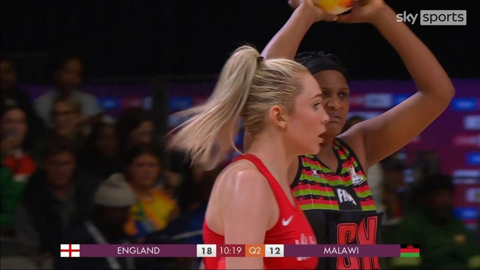Brilliant Helen Housby intercept and finish for England goal | Netball ...