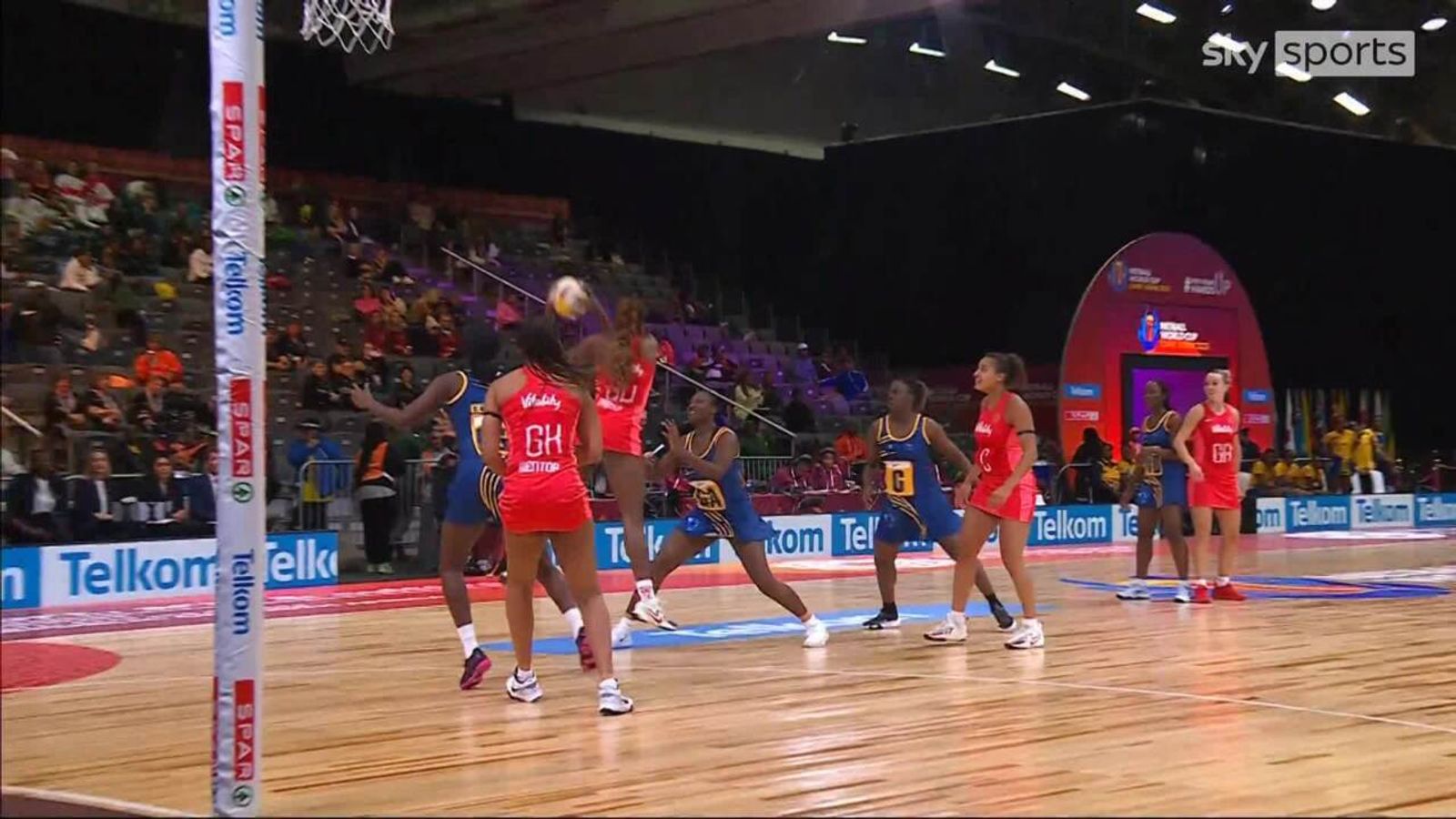 A leaping interception by Funmi Fadoju! | Netball News | Sky Sports