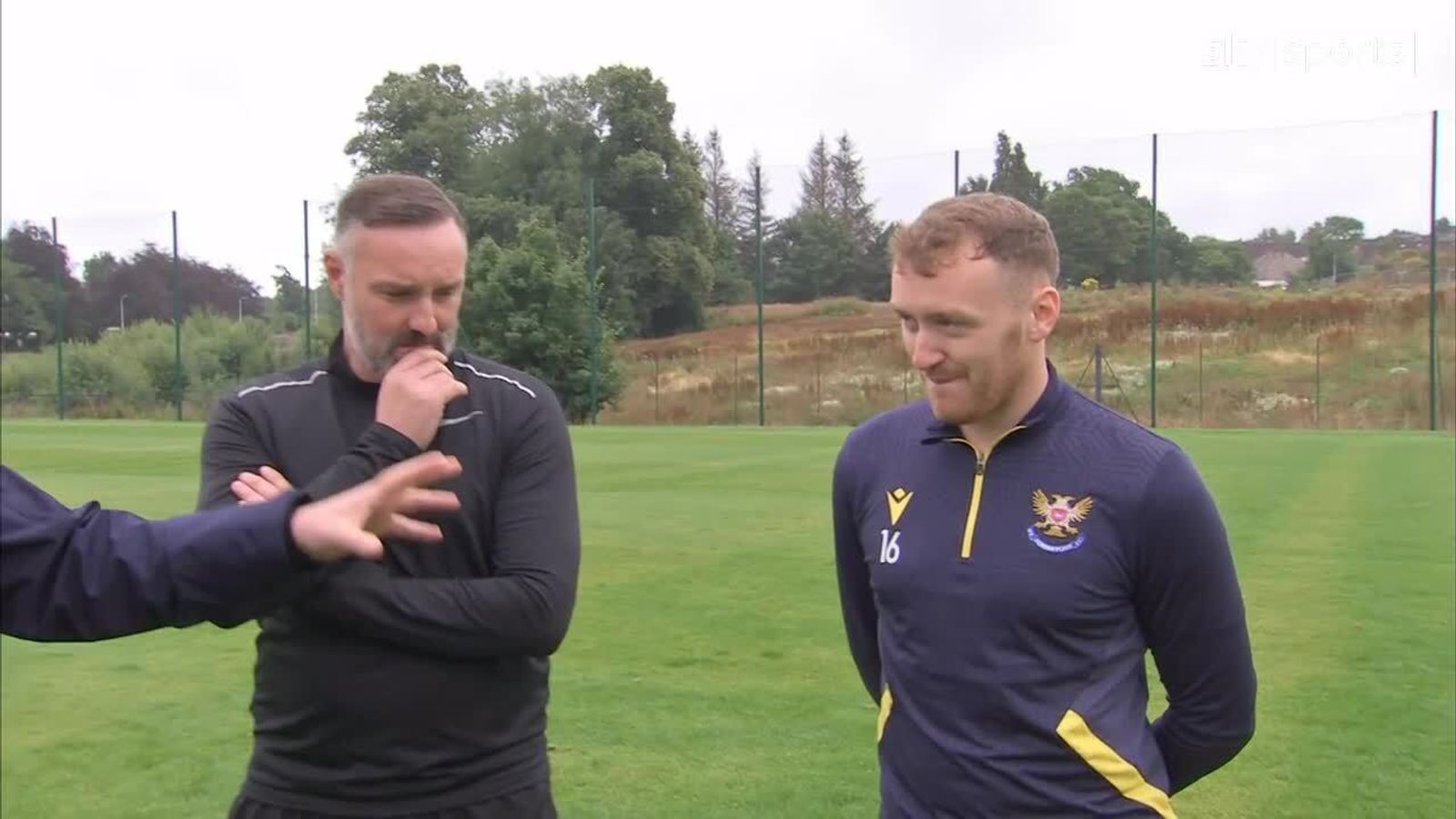 St Johnstone: Kris Boyd v Luke Jephcott in a shooting drill! | Football ...