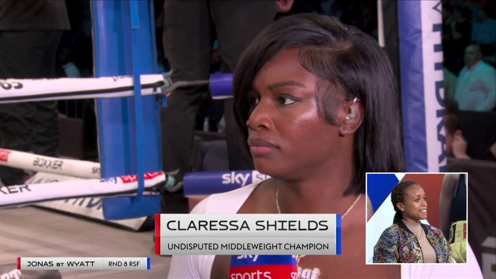 Natasha Jonas says Claressa Shields should 'put her money where her ...