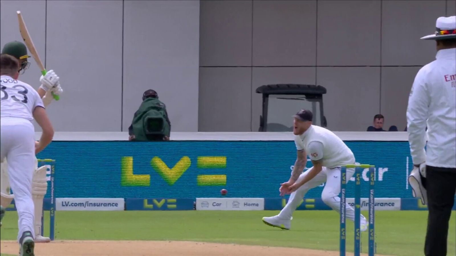 'Just a scratch!' | Ben Stokes hit on shin by Mark Wood's rocket ...