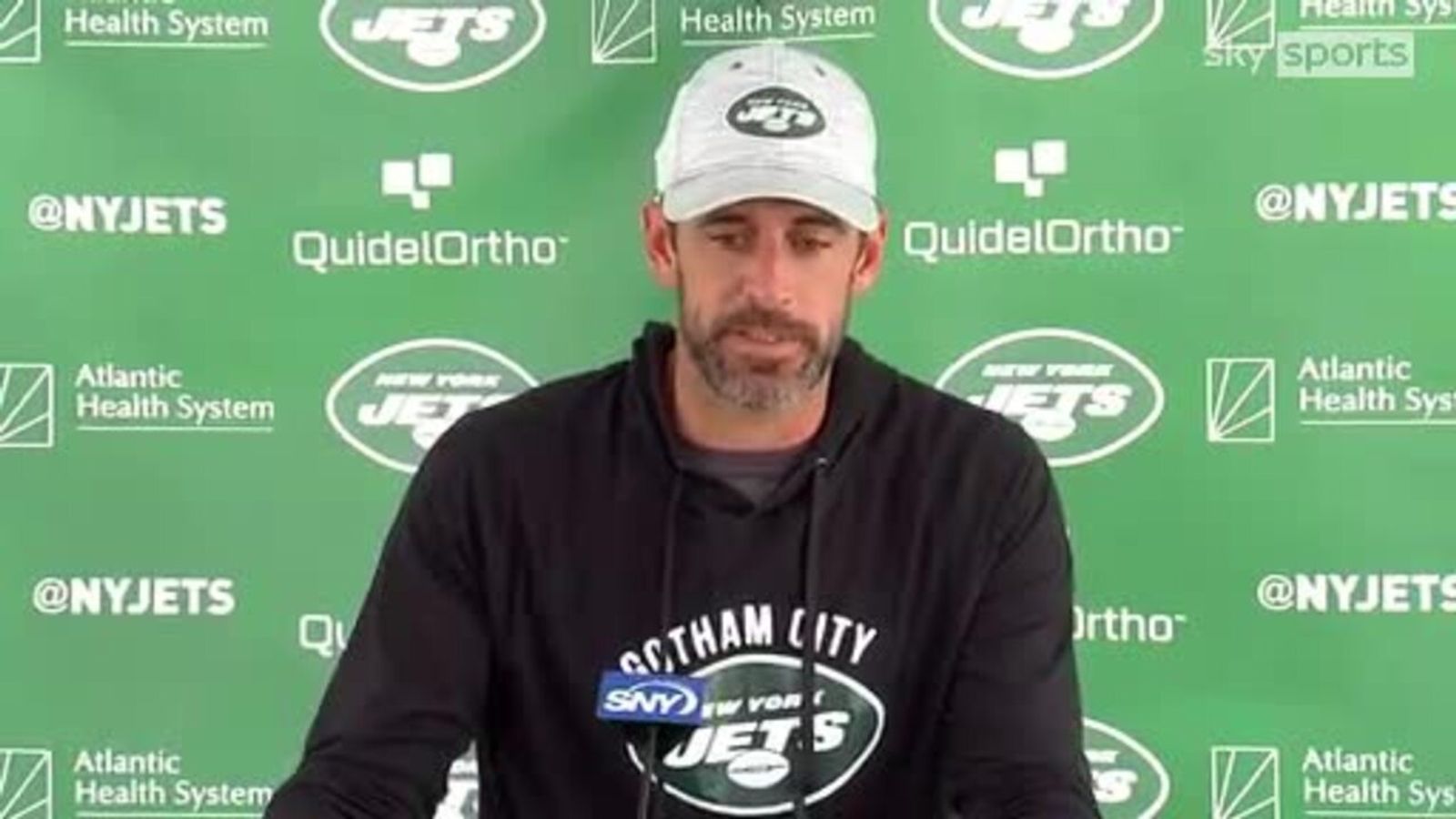 Jets coach expects Aaron Rodgers to carry on playing for more than one ...
