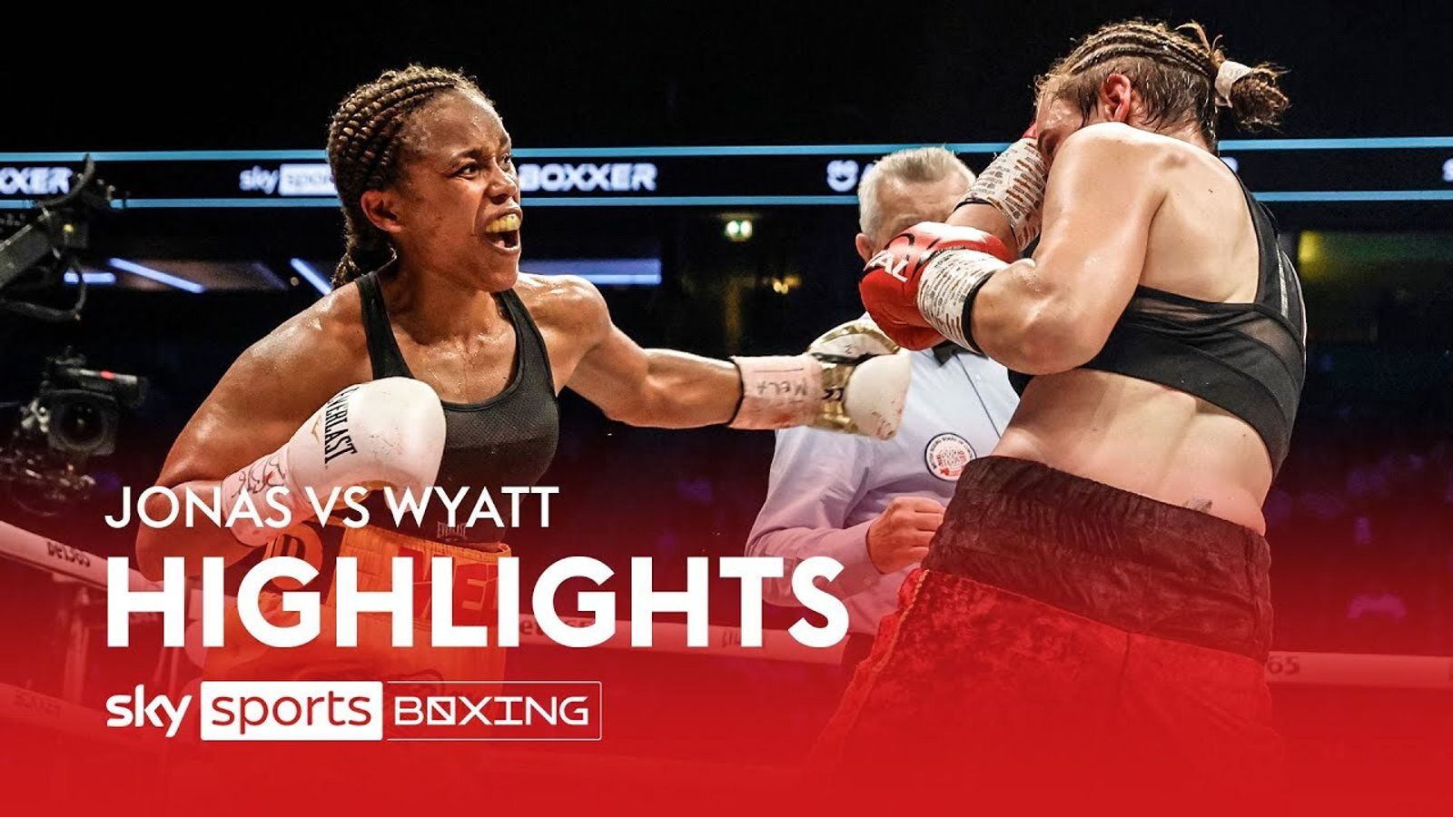 Highlights: Natasha Jonas forces stoppage to become two-weight champion ...