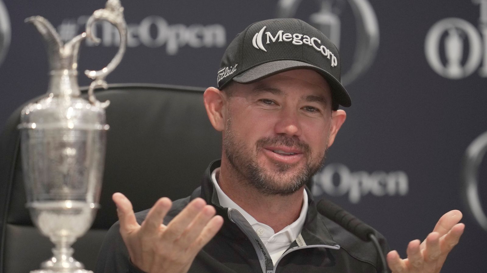 The Open: Brian Harman 'strolls' to maiden major victory after 'perfect ...