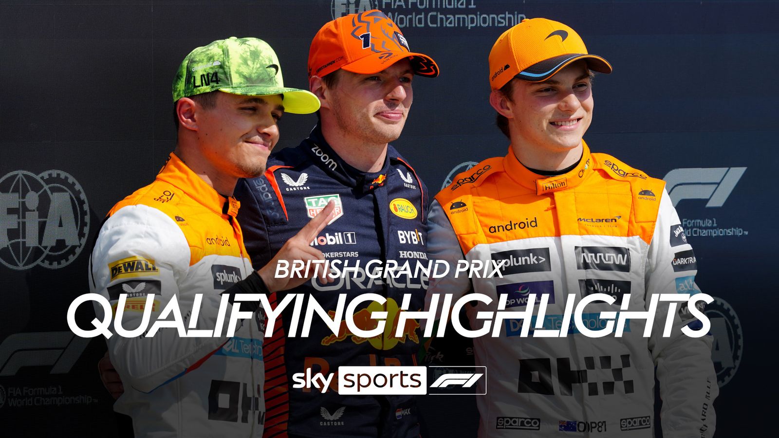 British GP Qualifying: Max Verstappen beats Lando Norris to pole as McLaren show surprise ...