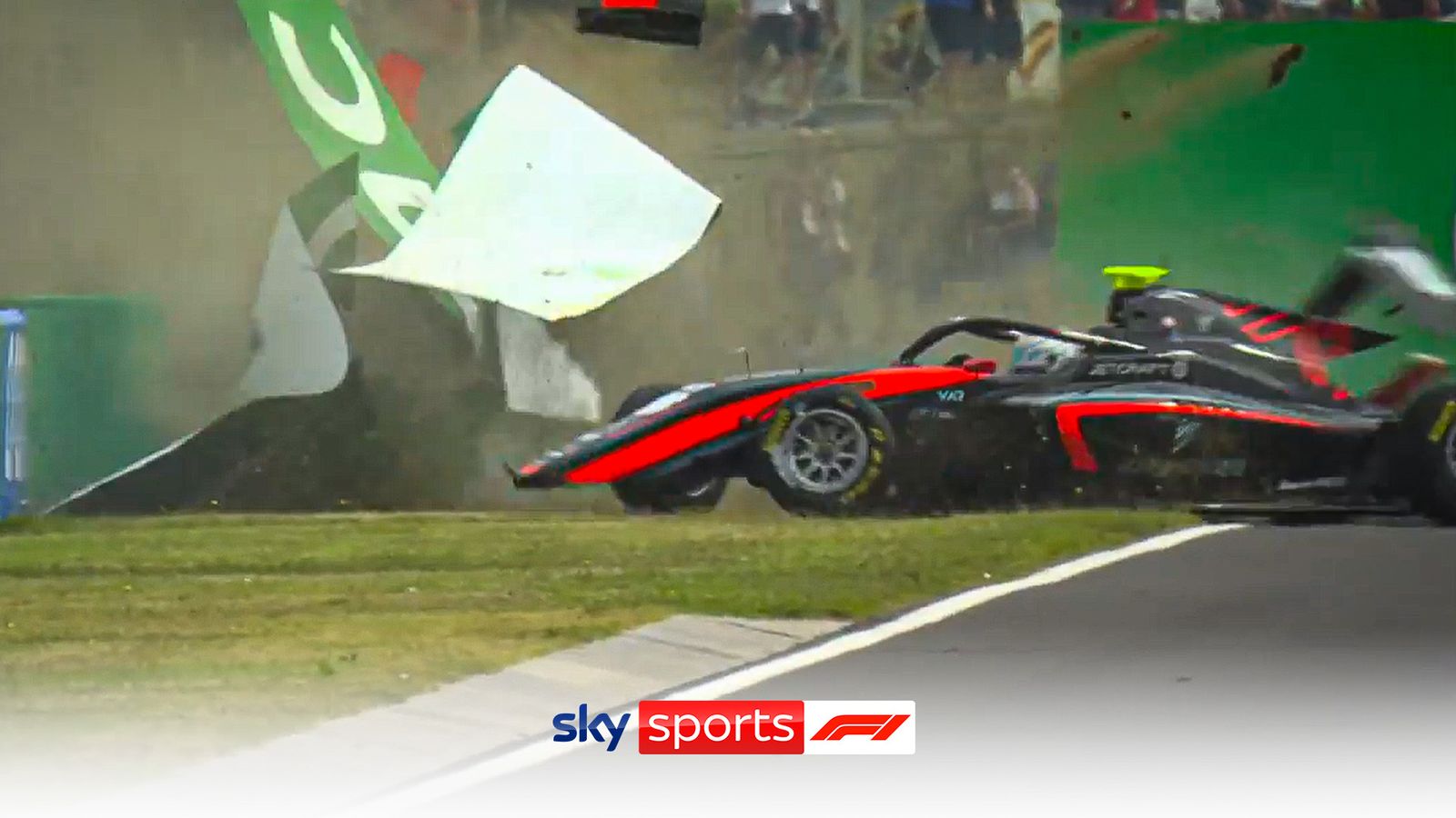 F3 crash brings practice session to a halt | F1 News | Sky Sports