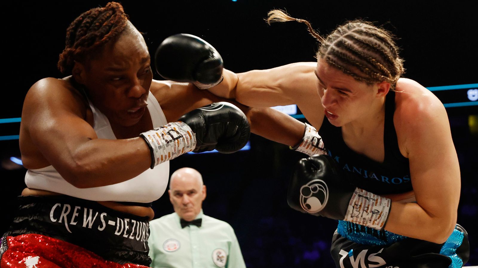 Franchon Crews-Dezurn vs Savannah Marshall, Ben Whittaker and Natasha ...