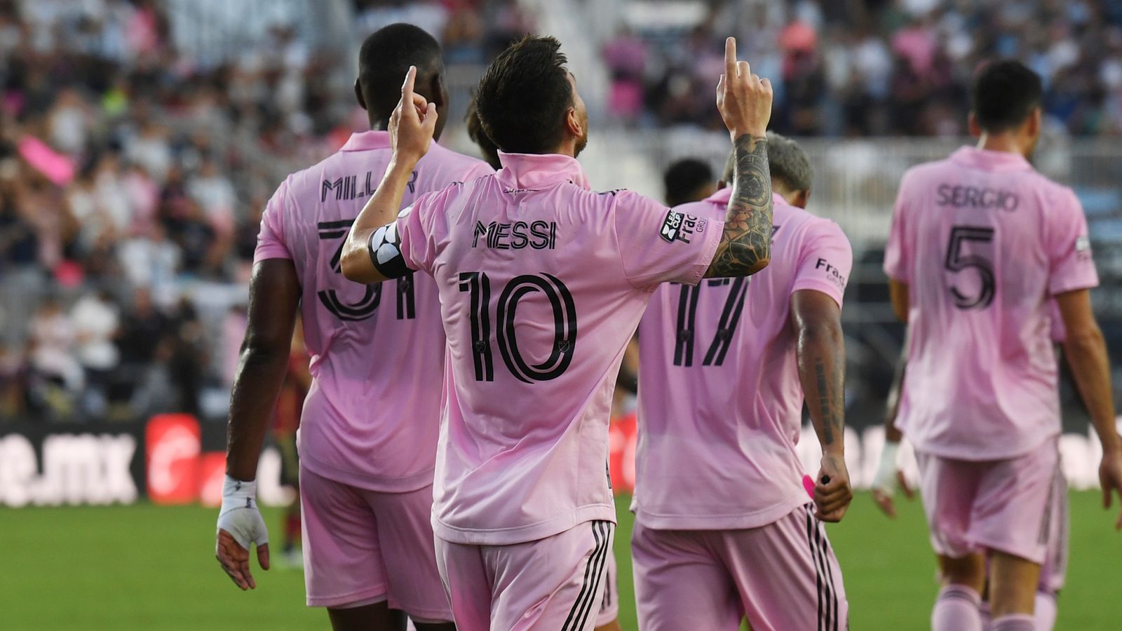 Lionel Messi scores twice on first Inter Miami start in 4-0 thrashing ...