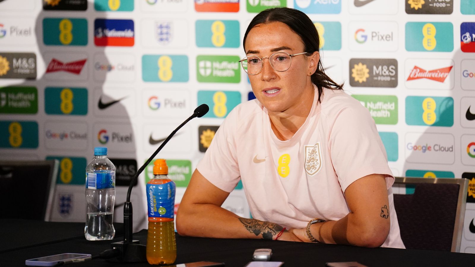 England Women 'empowered' by taking FA pay complaint public, says Lionesses defender Lucy Bronze ...