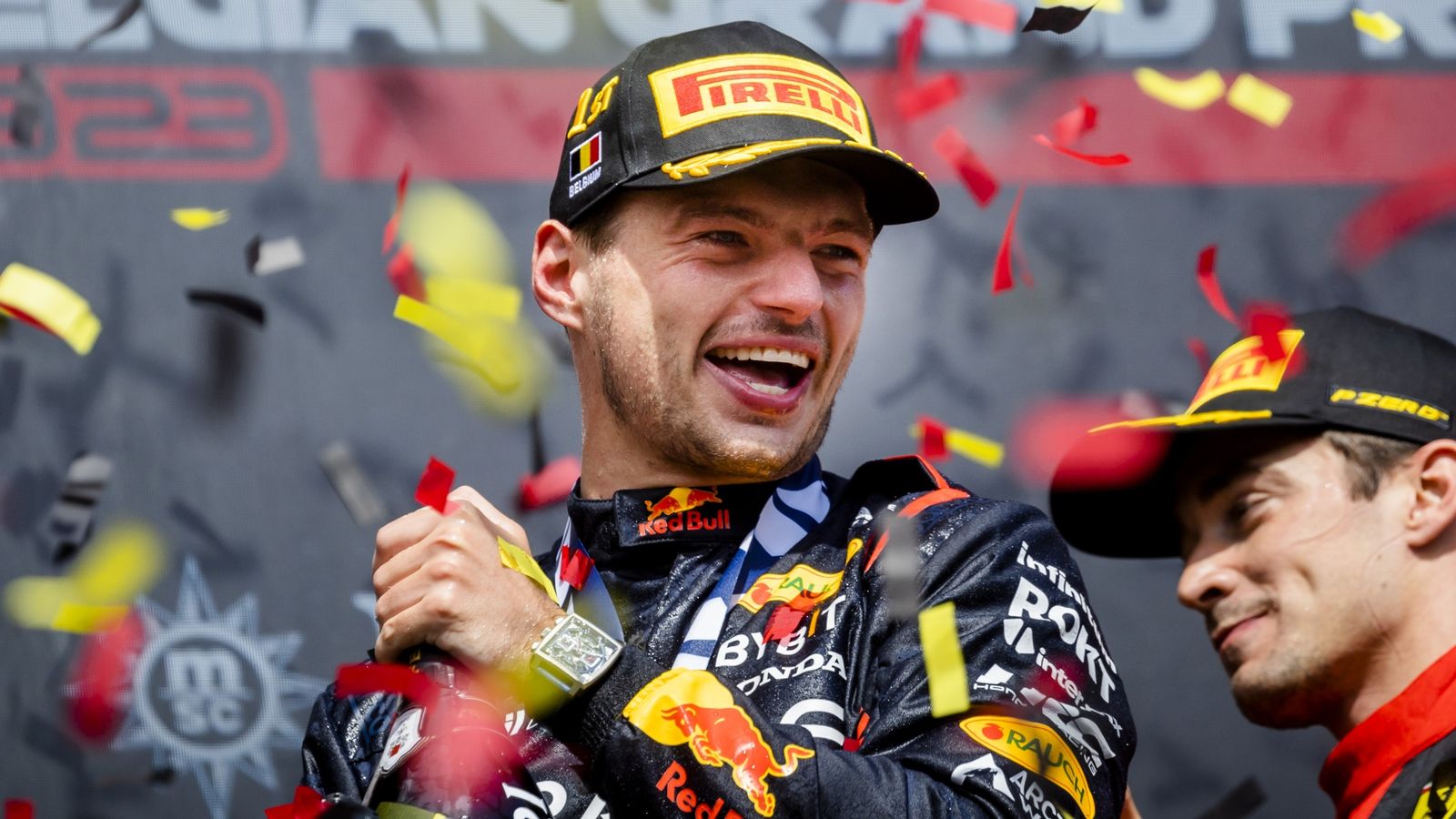 Belgian GP: Max Verstappen heads Sergio Perez in one-two as Red Bull ...