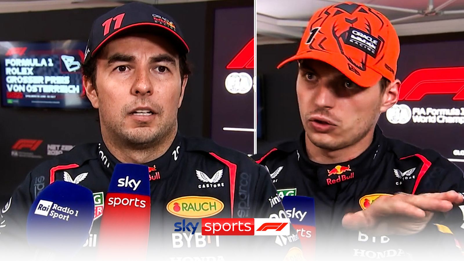 Max Verstappen: No issues with Sergio Perez after incident | Sergio Perez: It won't happen again ...