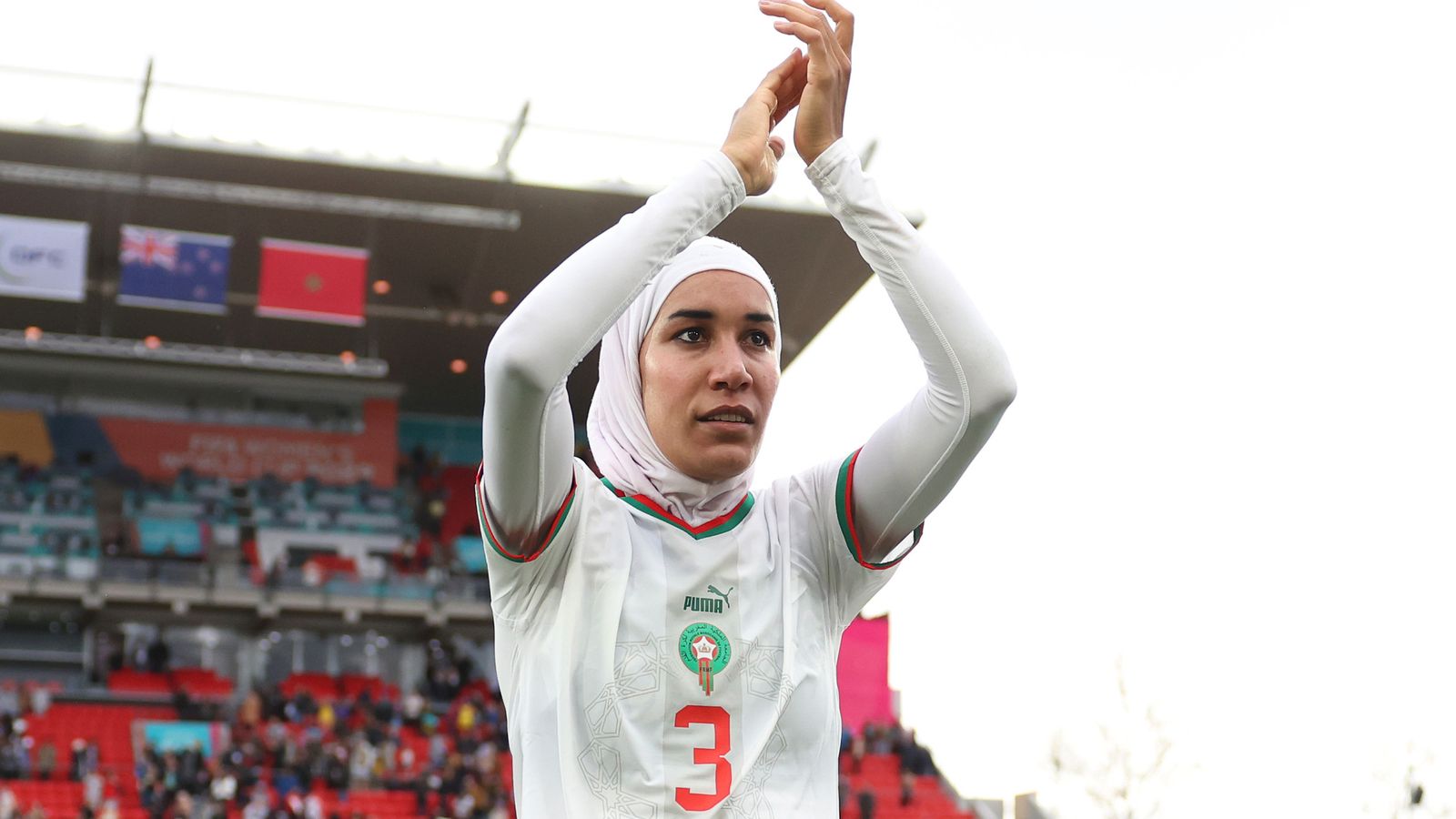 South Korea 0-1 Morocco: Nouhaila Benzina first player to wear hijab at World Cup as African ...