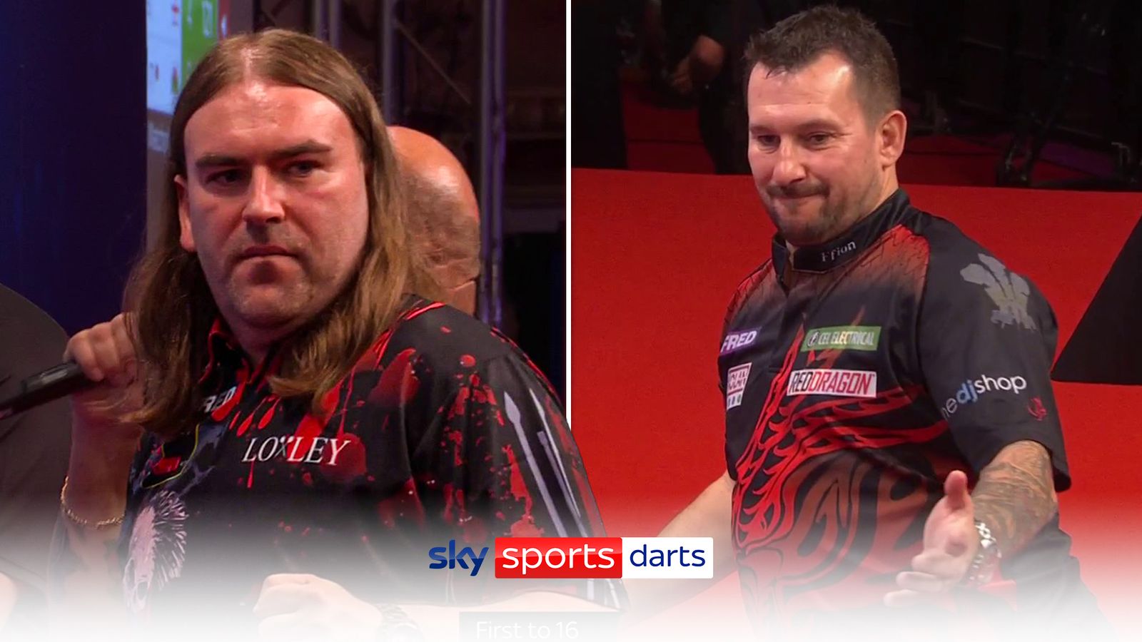 'They're both at it!' | Ryan Searle and Jonny Clayton trade classy 121 ...