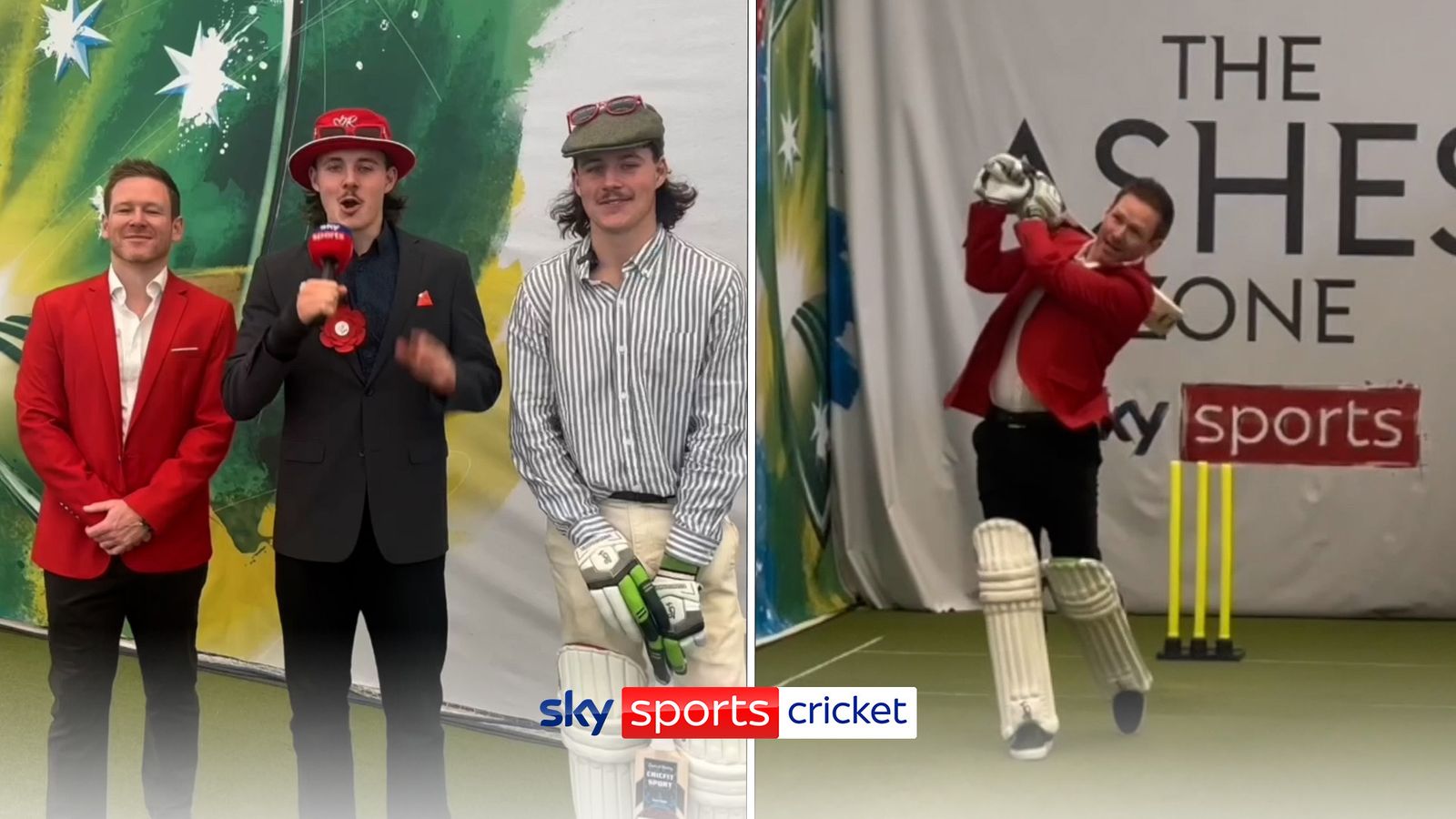Shepmates take on Eoin Morgan in Ashes batting challenge! | Cricket ...