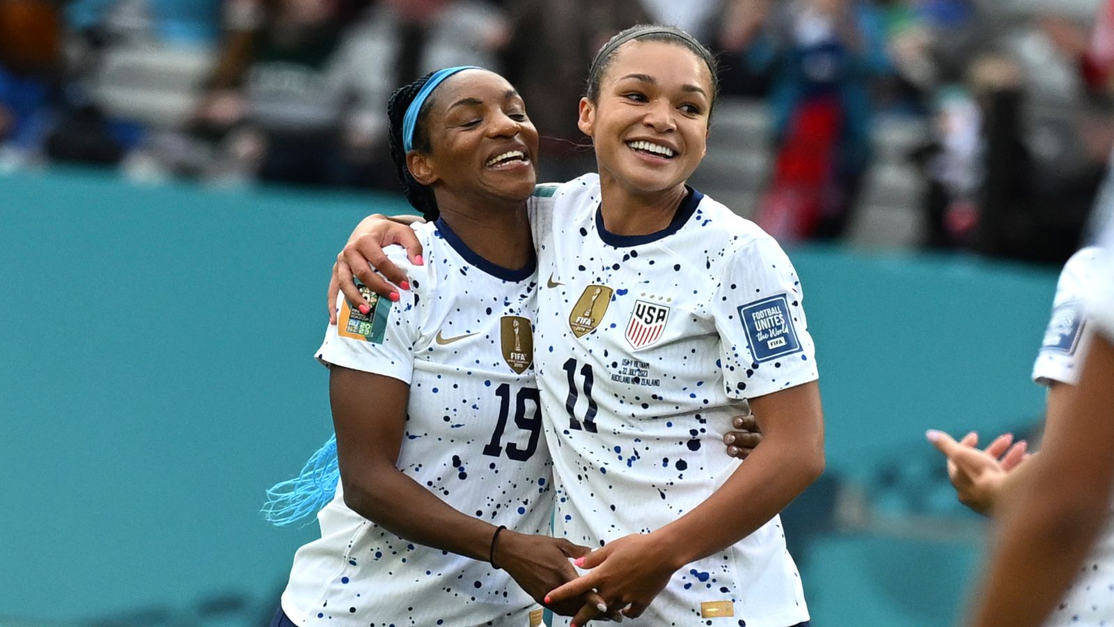 Women's World Cup: Sophia Smith scores twice as defending champions USA ...