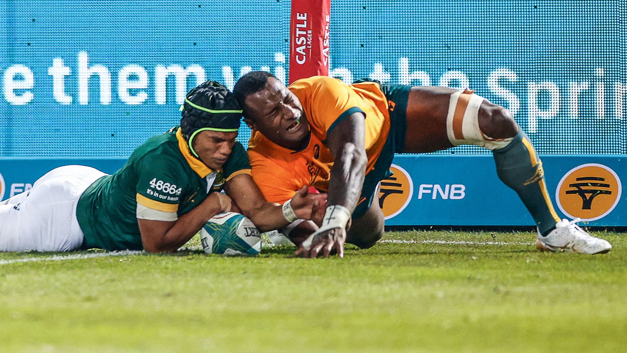 South Africa 43-12 Australia: Kurt-Lee Arendse scores hat-trick as ...