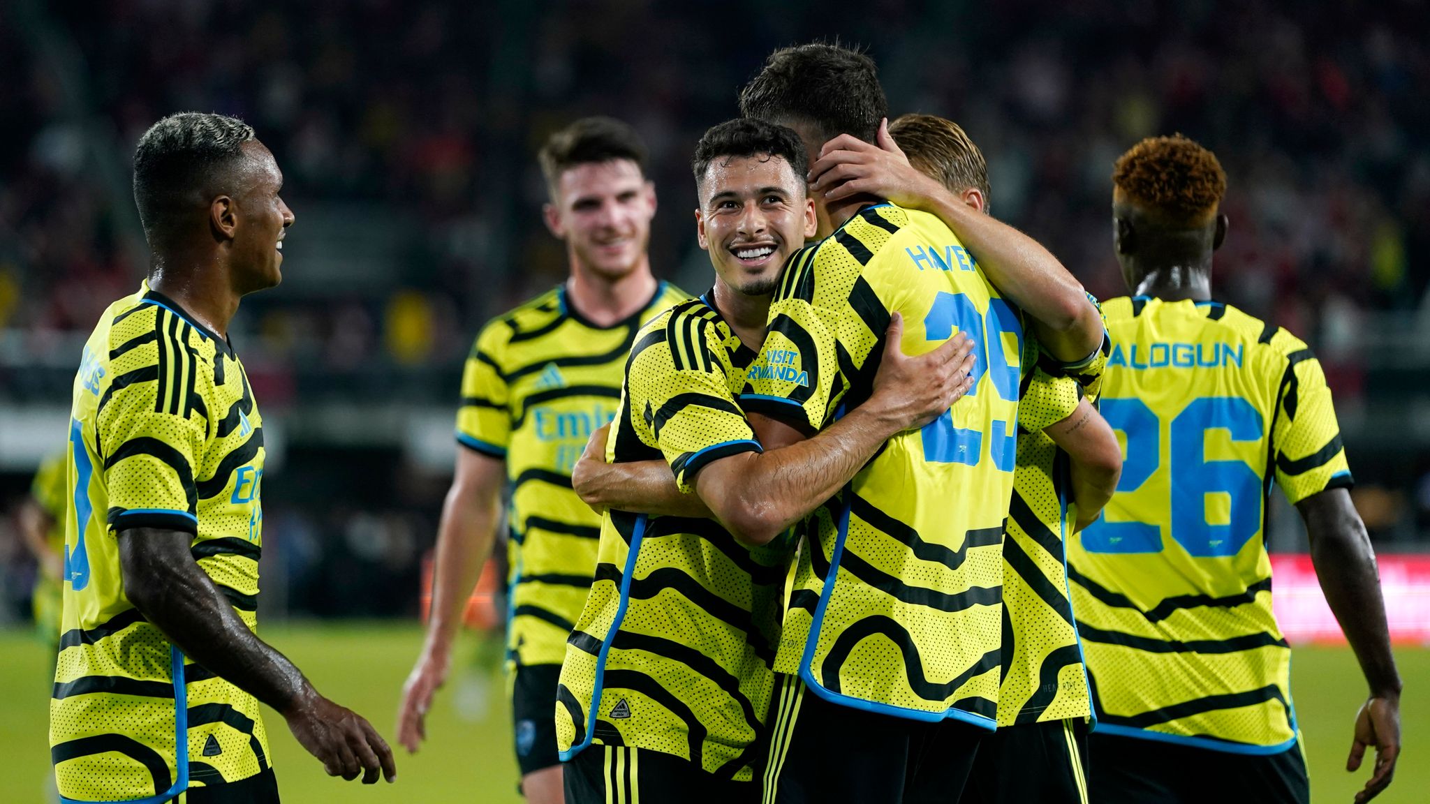 MLS All-Stars 0-5 Arsenal: Kai Havertz scores and Declan Rice makes his ...