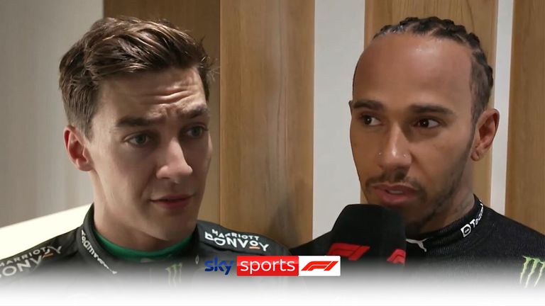 Lewis Hamilton and George Russell despondent with Friday practice | Video | Watch TV Show | Sky ...