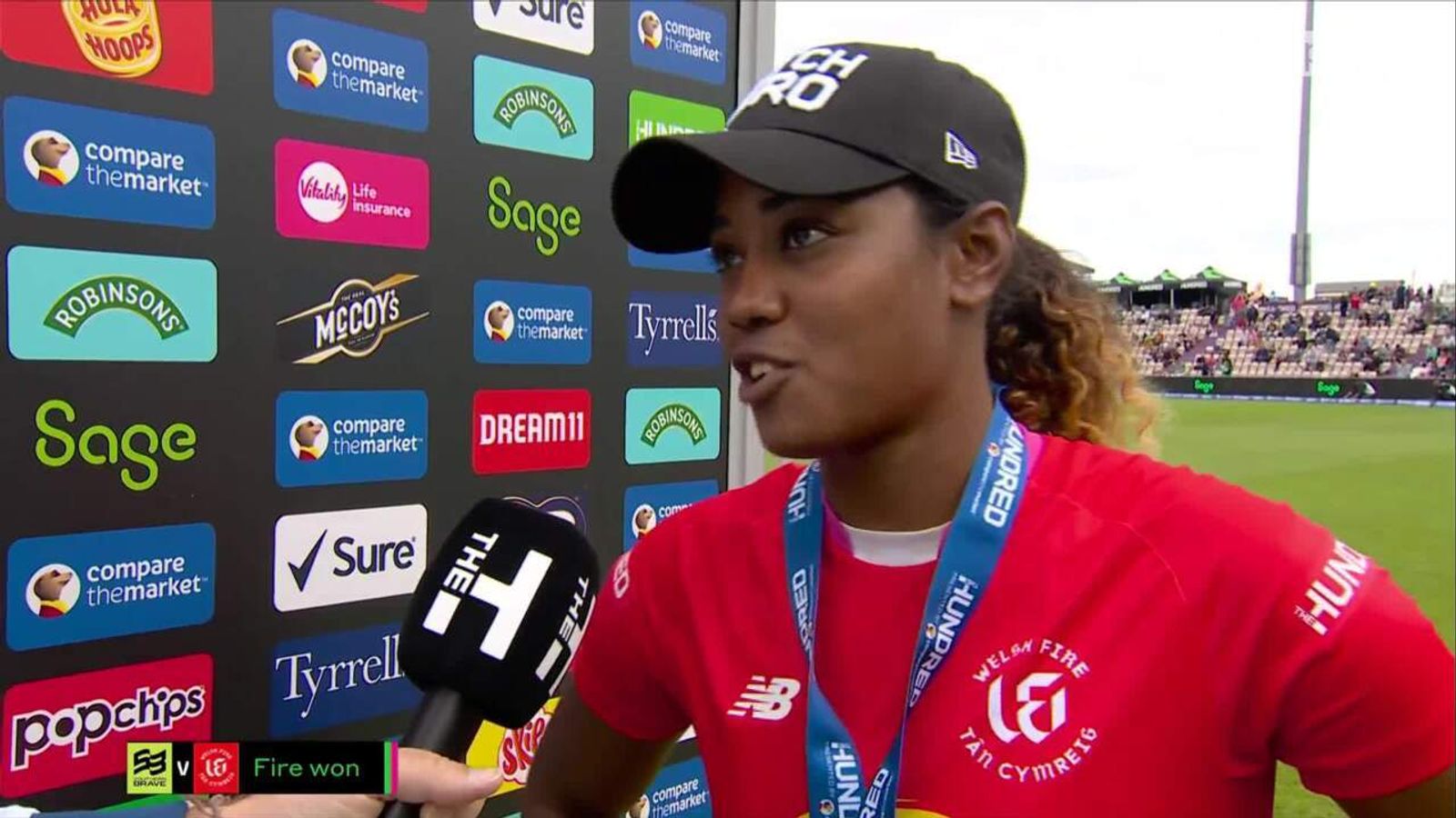 The Hundred: Hayley Matthews stars as Welsh Fire end Southern Brave's ...