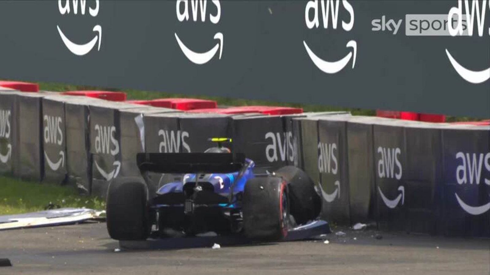 'I don’t know what happened, man' | Logan Sargeant crash brings out safety car | F1 News | Sky ...