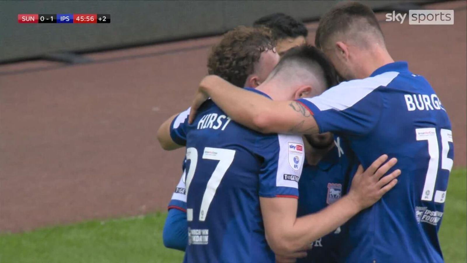 Nathan Broadhead opens scoring for Ipswich against his former club ...