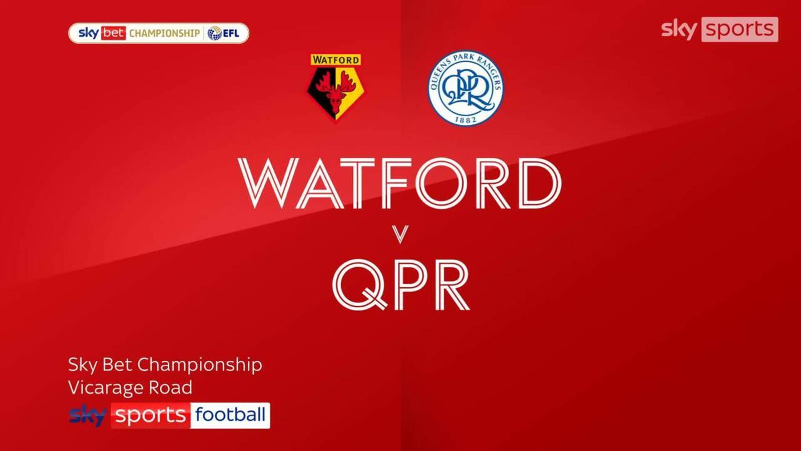 Watford 4 - 0 QPR - Match Report & Highlights