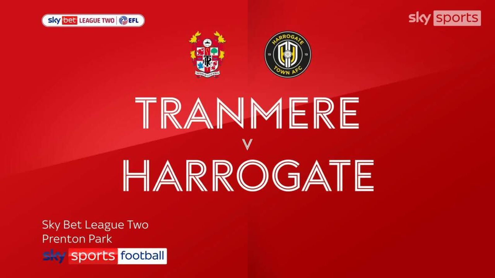Tranmere 3 - 0 Harrogate T - Match Report & Highlights