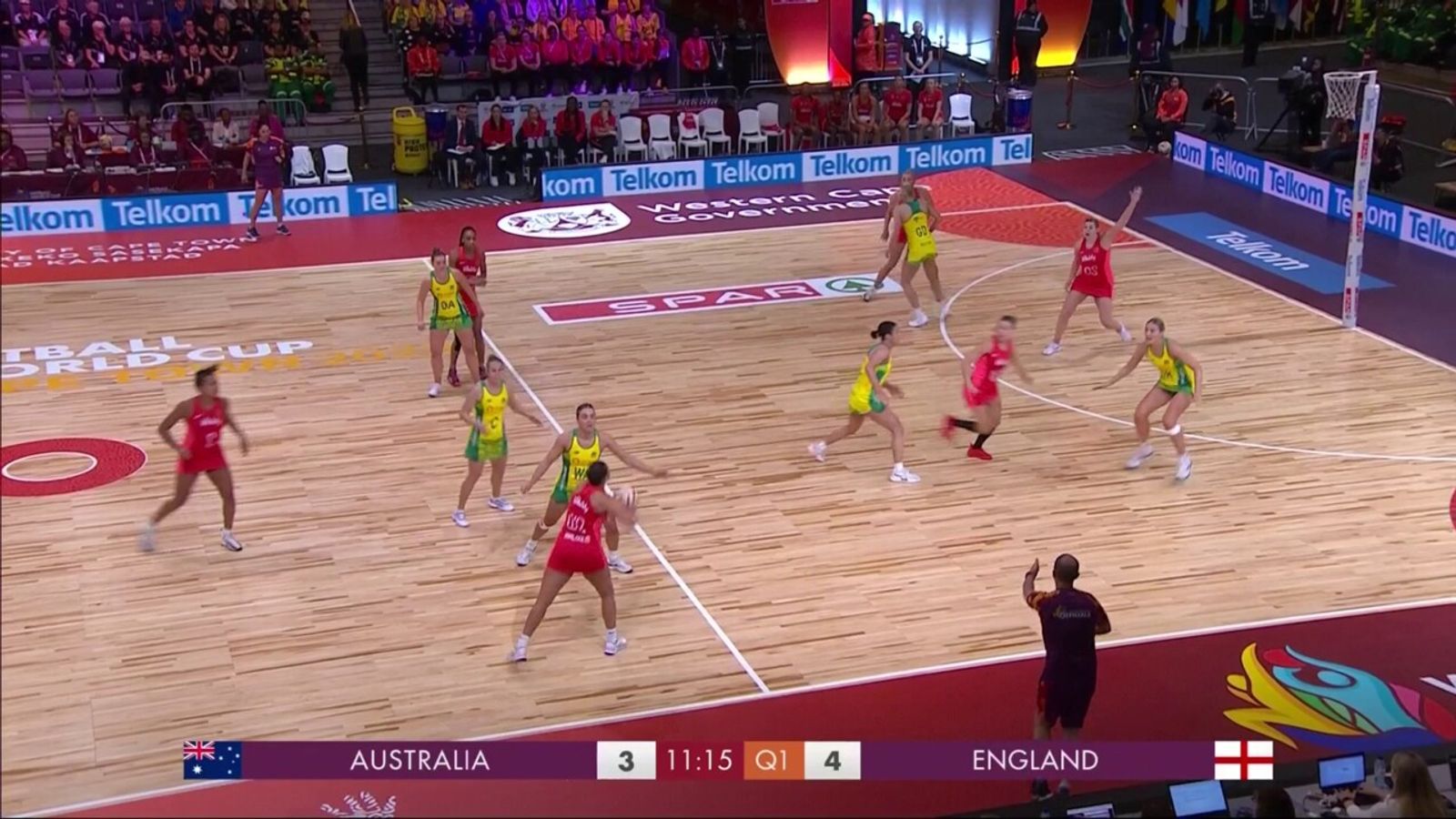 Netball World Cup: England beat Australia 56-55 for first-ever victory ...