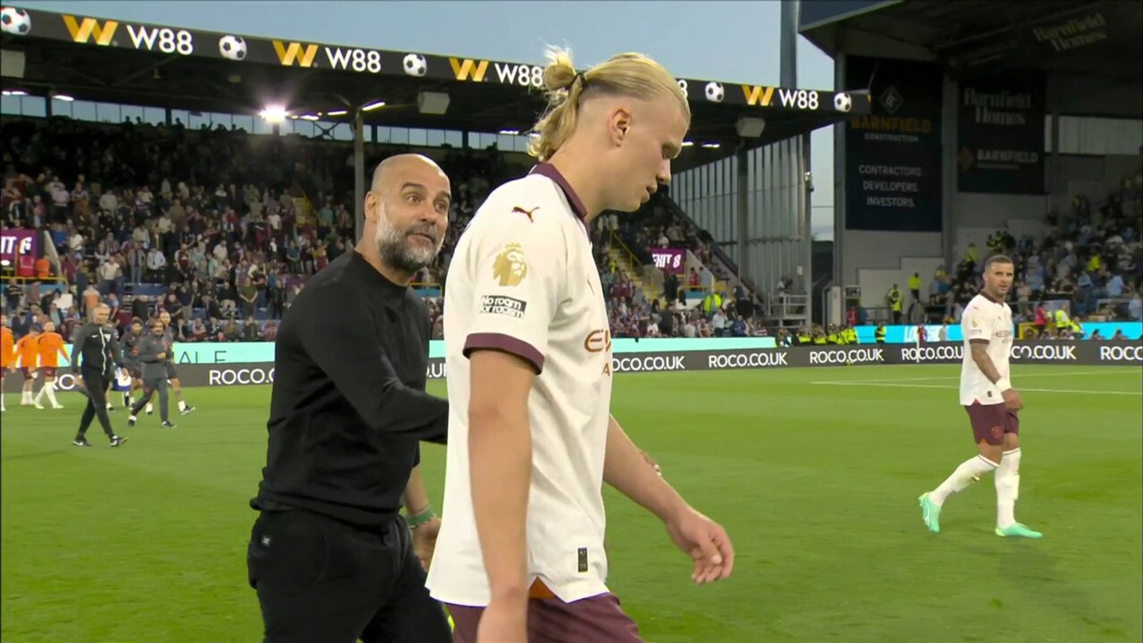 Burnley 0-3 Man City: Erling Haaland double helps visitors begin Premier League title defence ...